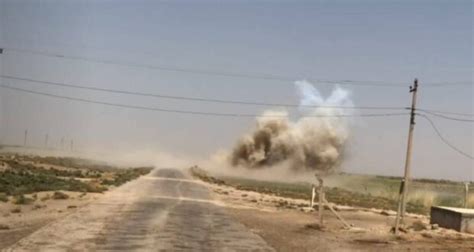 الحشد يرفع عبوات ناسفة ومخلفات حربية جنوب غرب كركوك
