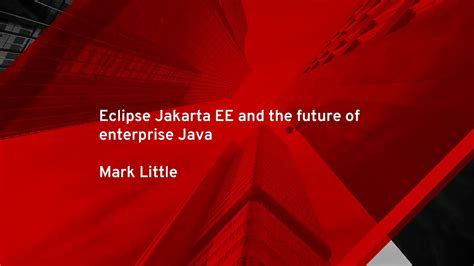 Jakarta Ee The Future Of Java Ee Devnation Tech Talk Youtube