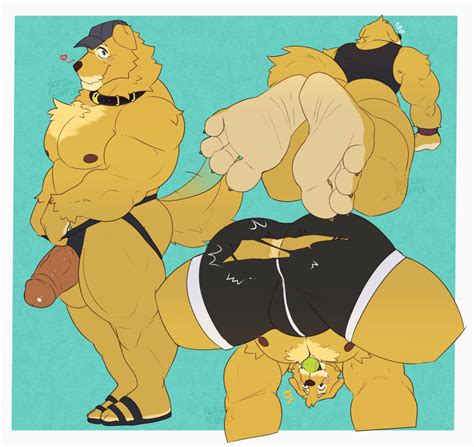 Rule 34 Absurd Res Anthro Ball Baseball Cap Bent Over Bird Dog Body