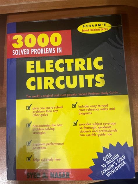 Schaums 3000 Solved Problems In Electric Circuits Hobbies And Toys