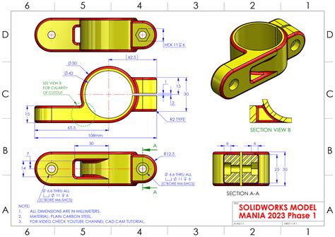 Solidworks Model Mania 2024 Phase 1