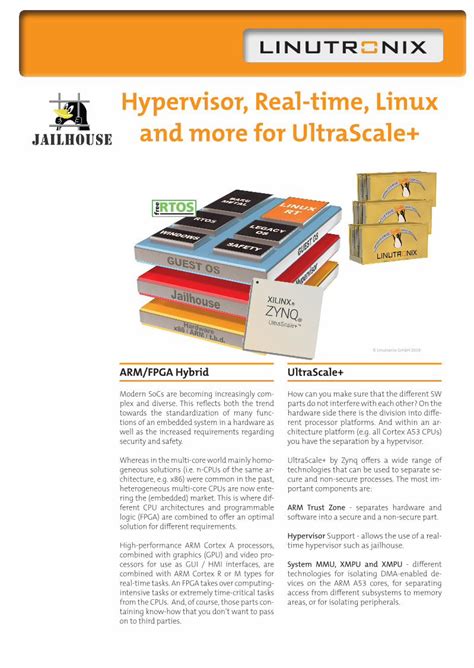 Pdf Hypervisor Real Time Linux And More For Ultrascale Dokumen Tips