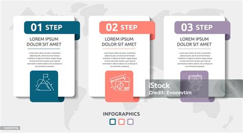 벡터 인포그래픽 플랫 템플릿입니다 세 다이어그램 그래프 순서도 타임 라인 마케팅 프리젠 테이션사각형 0명에 대한 스톡 벡터 아트 및 기타 이미지 Istock
