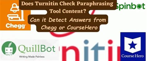 Does Turnitin Check Spin Bots Chegg Or Course Hero Answers