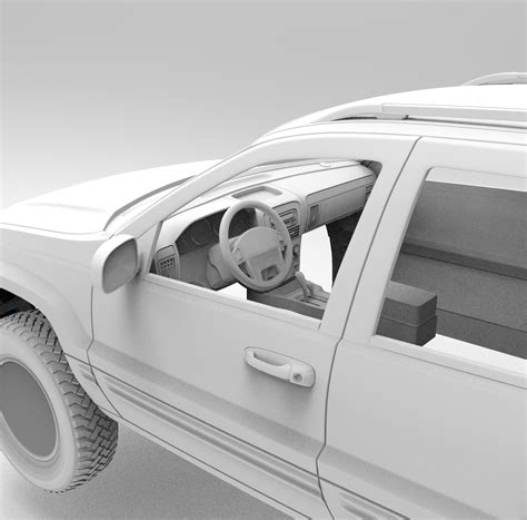 Файл Stl Интерьер для Jeep Wj Trx4 324 мм колесная база 🌆 ・3d печатный