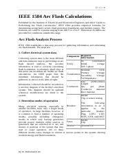 IEEE 1584 Arc Flash Calculations Pdf P A G E 1 IEEE 1584 Arc Flash Calculations Published By