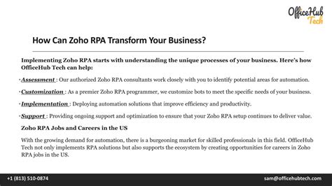 PPT What Is Zoho RPA An Introduction To Robotic Process Automation