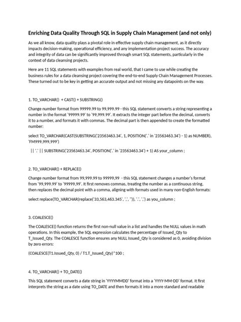 Less Common Sql Sintaxes For Scm Pdf String Computer Science