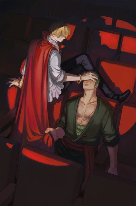 Jennyandloiryan Roronoa Zoro Sanji One Piece One Piece Absurdres Commentary Highres