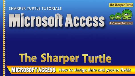 microsoft access how to design and manage date and yes no fields youtube