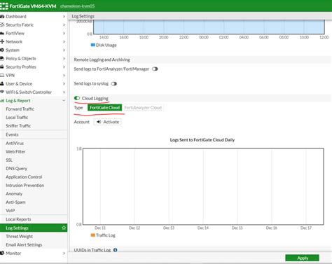 Technical Tip Sending Logs To Forticloud Fortinet Community