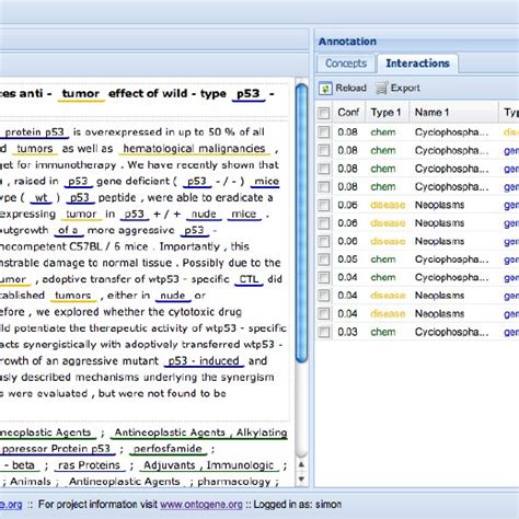 Entity Annotations And Candidate Interactions On A Sample Pubmed Abstract Download Scientific