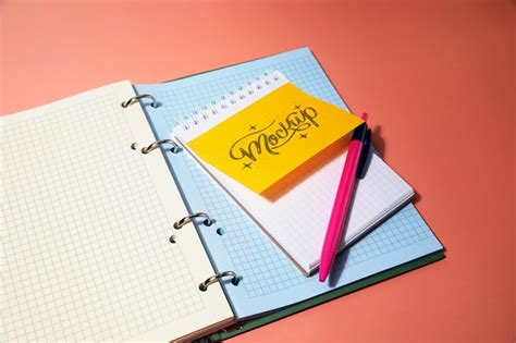 Premium PSD Small Portable Post It Note Mockup Design