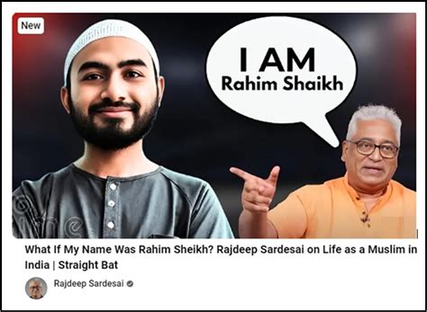 Rajdeep Sardesai Becomes Rahim Sheikh In An Emotional Blog Highlighting