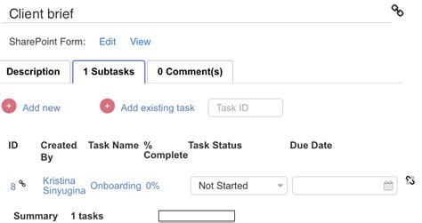 Adding A Subtask Virtosoftware Guides Docs
