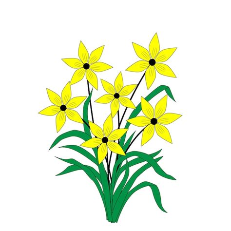 Premium Vector Flowers Vector Flower Bouquet