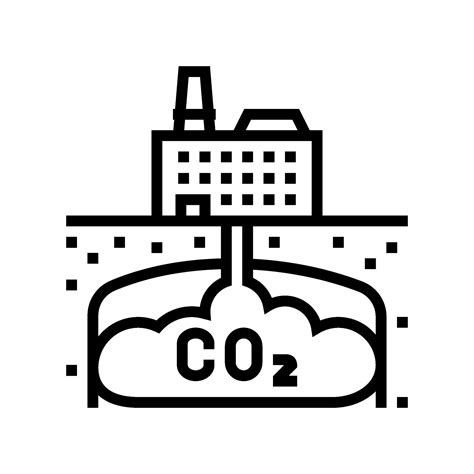 Carbon Capture Environmental Line Icon Vector Illustration 28086068 Vector Art At Vecteezy
