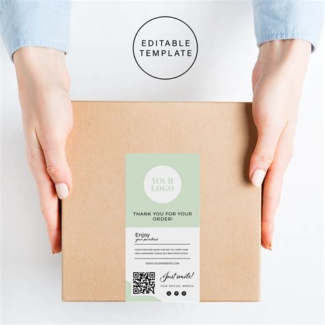 Editable Box Seal Label Box Label Sticker Box Label Etsy Australia