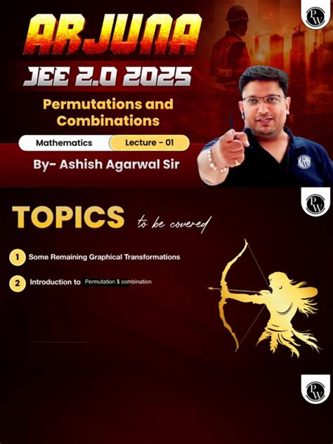 Permutations And Combinations 01 Class Notes Pdf