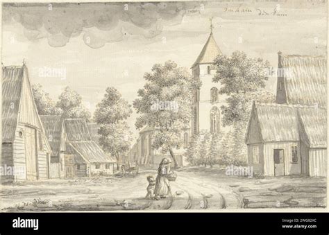 Dorp Den Ham Joseph Adolf Schmetterling 1761 1828 Drawing Paper