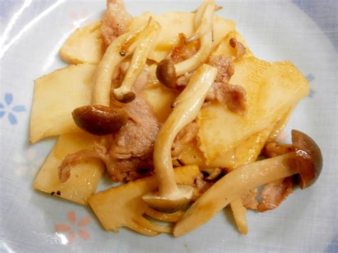 たけのこと豚肉炒め｜旬を味わう（お手軽レシピ）｜jaグループ