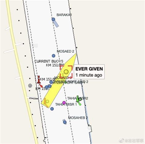 台湾省长荣海运的一艘货轮成功把苏伊士运河瘫痪了！