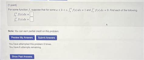Solved For Some Function F Suppose That For Some A Chegg Com