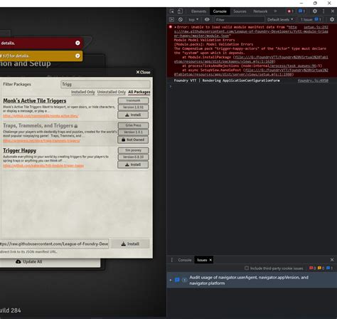 Bug Support For Fvtt10 · Issue 104 · League Of Foundry Developersfvtt Module Trigger Happy