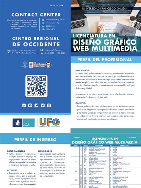 Licenciatura En Diseño Gráfico Multimedia Pdf Diseño Multimedia