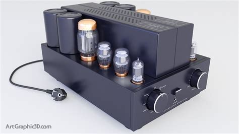 Professional Tube Amplifier 3d Model Download