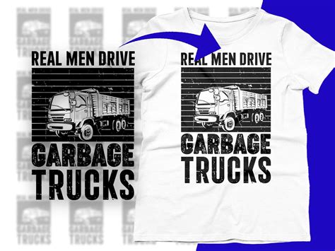 Real Men Drive Garbage Trucks Svg Png Graphic By CraftDesigns Creative Fabrica