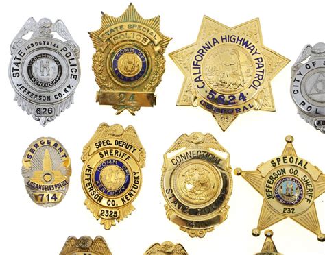 California State Law Enforcement Badges