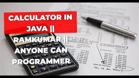 Ramkumar K On Linkedin Calculator In Java Ramkumar Anyone Can Programmer