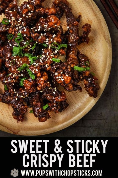 Super Crispy Beef Tossed With A Sweet And Sticky Sauce Better Than