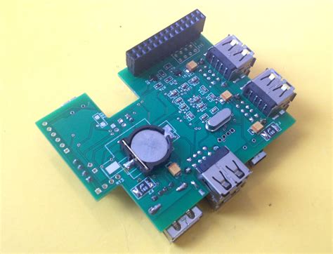 Rs Pi 7 Ports Usb Hub Multi Function I2c Rtc Board For Raspberry Pi