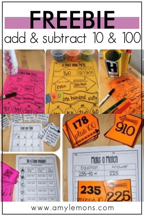 Add And Subtract With A FREEBIE Amy Lemons