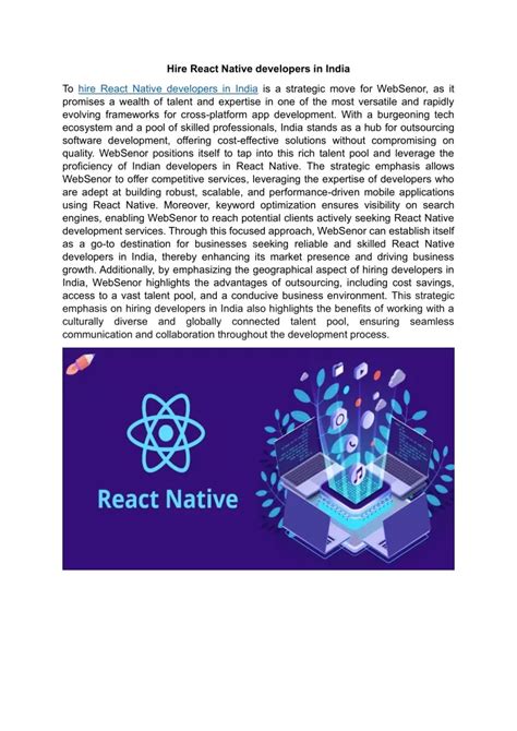 Ppt Hire React Native Developers In India Powerpoint Presentation