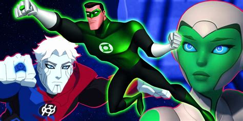 Green Lantern Cartoons Green Lantern The Animated Series Birth Of A