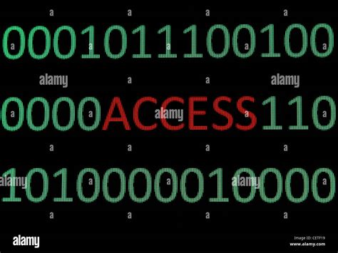 Binary Data Concept Stock Photo Alamy