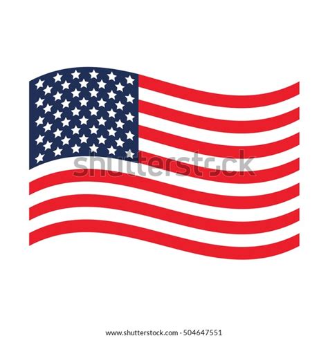 Usa Flag United States America Usa Stock Vector Royalty Free