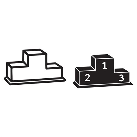 Two Podium Designs For First Second And Third Place Winners 68519591
