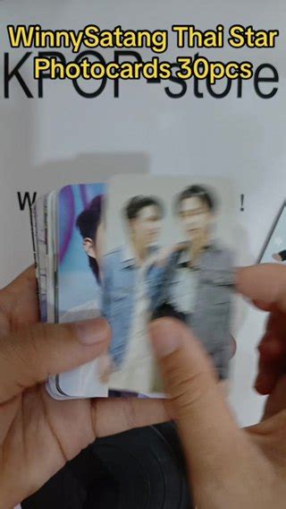 Pcs Winny Satang Gemini Fourth Photocards Zee Nunew Ingto Krist My