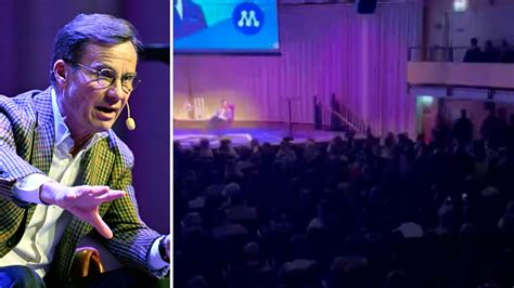 Här Avbryts Ulf Kristersson På Studentafton I Lund