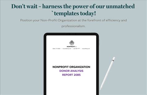 Nonprofit Organization Donor Analysis Report Template In Word Pdf