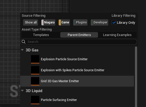 how to set up a standard niagara emitter system using unreal engine 5 3