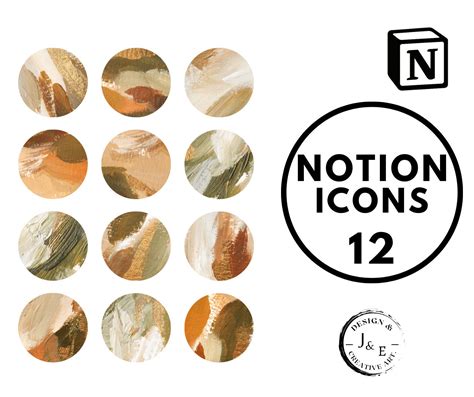 Notion Icons Notion Aesthetic Abstract Boho Notion Icons Notion Icon