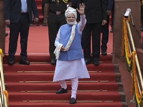 Narendra Modi Standing Full Size Photo