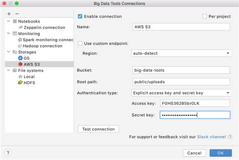 Configure Big Data Tools Environment Help Intellij Idea