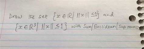 Solved Draw The Set XRx And XR X With Chegg Com
