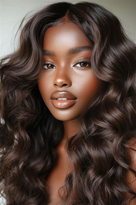 13 Flattering Hair Color Ideas For Brown Skin Vibrant And Subtle
